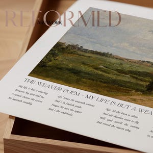 The Weaver Poem / the Tapestry Poem Christian Poetry Print Christian Encouragement Gift Vintage ...