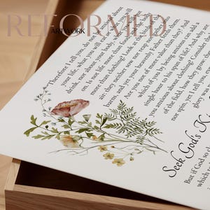 Matthew 6:25-34, Seek First the Kingdom of God Consider the Bird ...