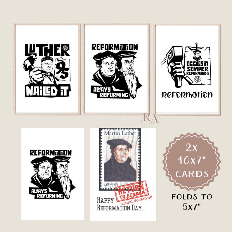Reformed Theology Reformation Day Party - 5 Solas of the Reformation ...