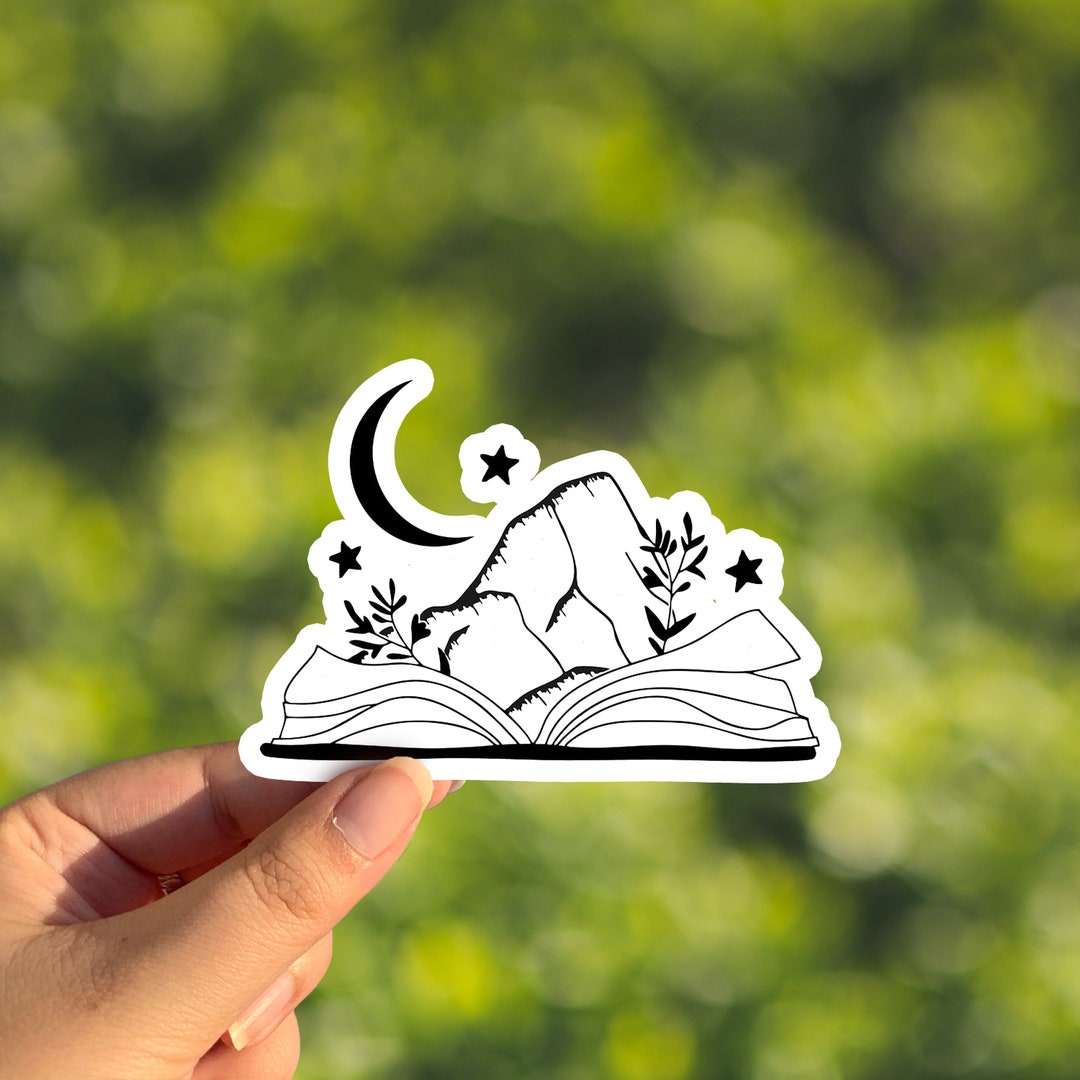 ACOTAR Fan Sticker Velaris ACOTAR Mountains With Quote - Etsy