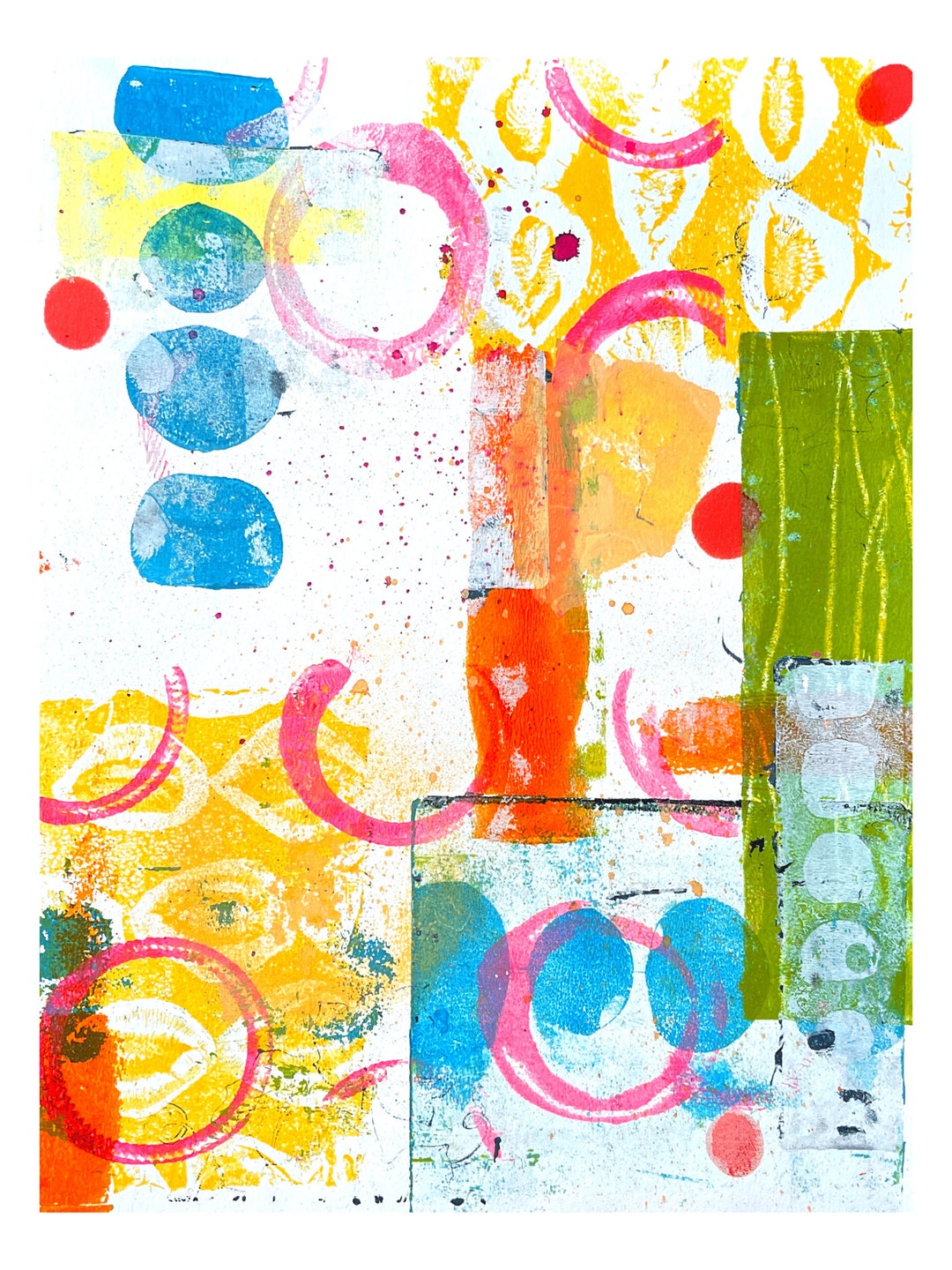 Colors and Shapes Digital Wall Art Printable Art - Etsy