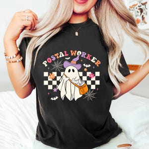 Halloween Postal Worker Shirt, Halloween Postal Worker Gift, Mail Lady ...