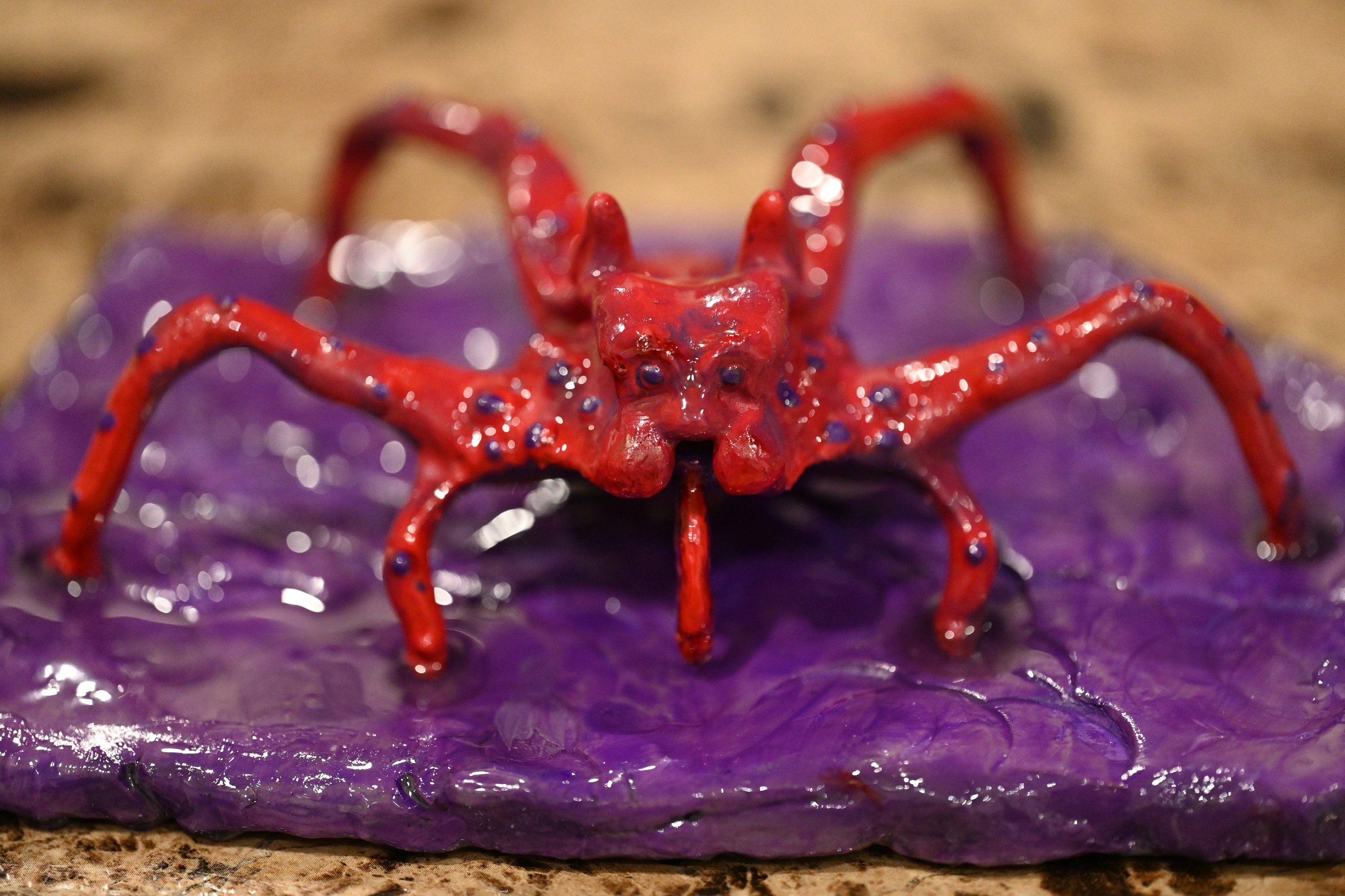 Spider Dog Alien Sci-fi Horror Mimic Creature 3d Sculpture and Resin ...