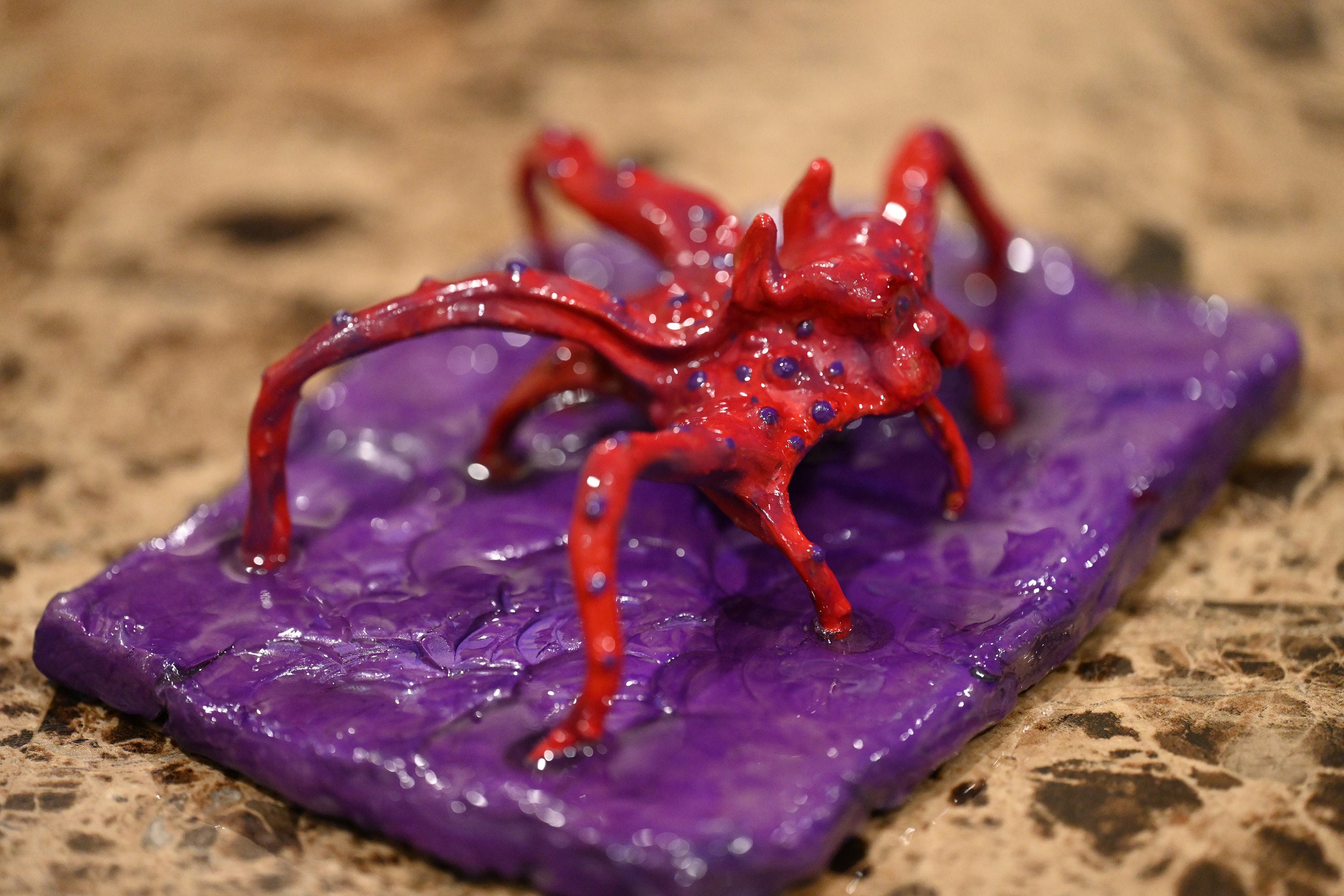 Spider Dog Alien Sci-fi Horror Mimic Creature 3d Sculpture and Resin ...