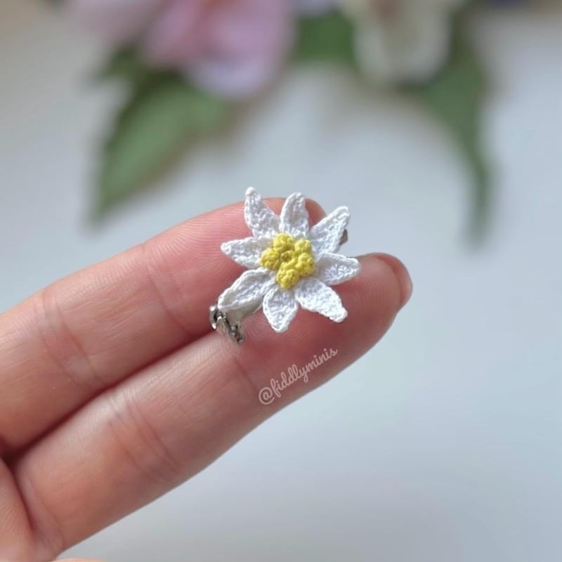 Edelweiss Brooch - Etsy