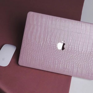 Light Purple Alligator Leather MacBook Pro 13M1 MacBook Pro 14 Inch 15 ...