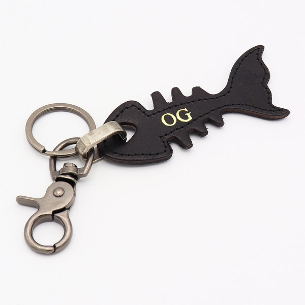 Fishing Keychain - Etsy