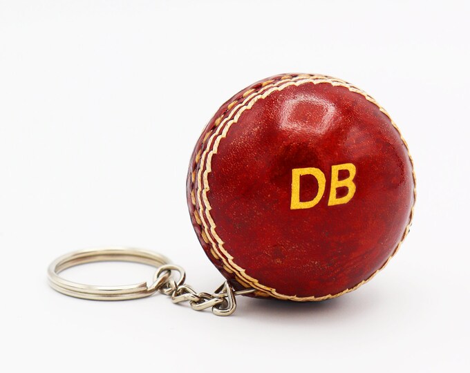 Cricket Ball Keyring - Etsy UK