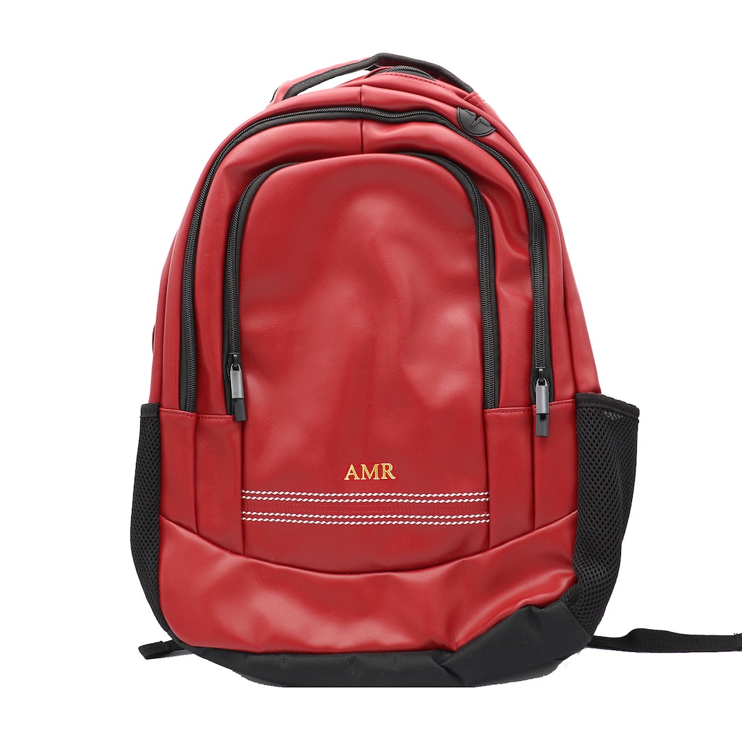 Custom Red Cricket Backpack | Personalized Sports Gear for Players ...