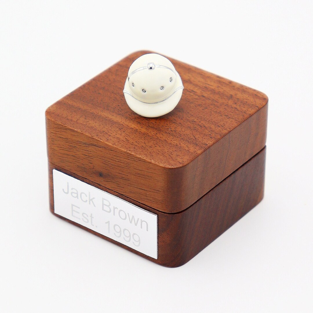 Personalised Polo Helmet Lapel Pin | Equestrian Gift in Custom Box for ...