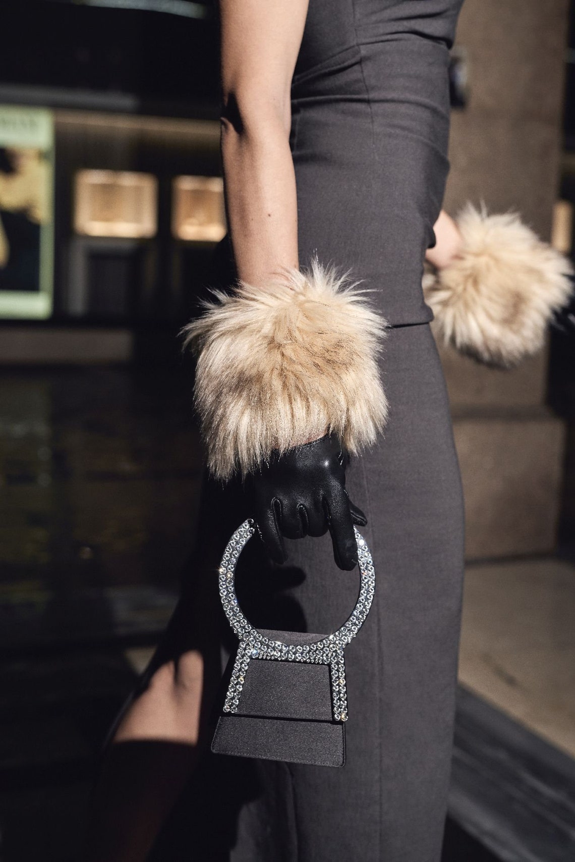 Faux Fur Sleeve Cuffs - Winter Wrist Warmers - Fur Sleeves Cuffs for ...