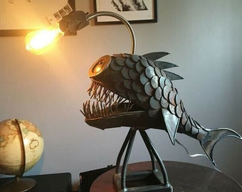 Angler Fish Lamp - Etsy