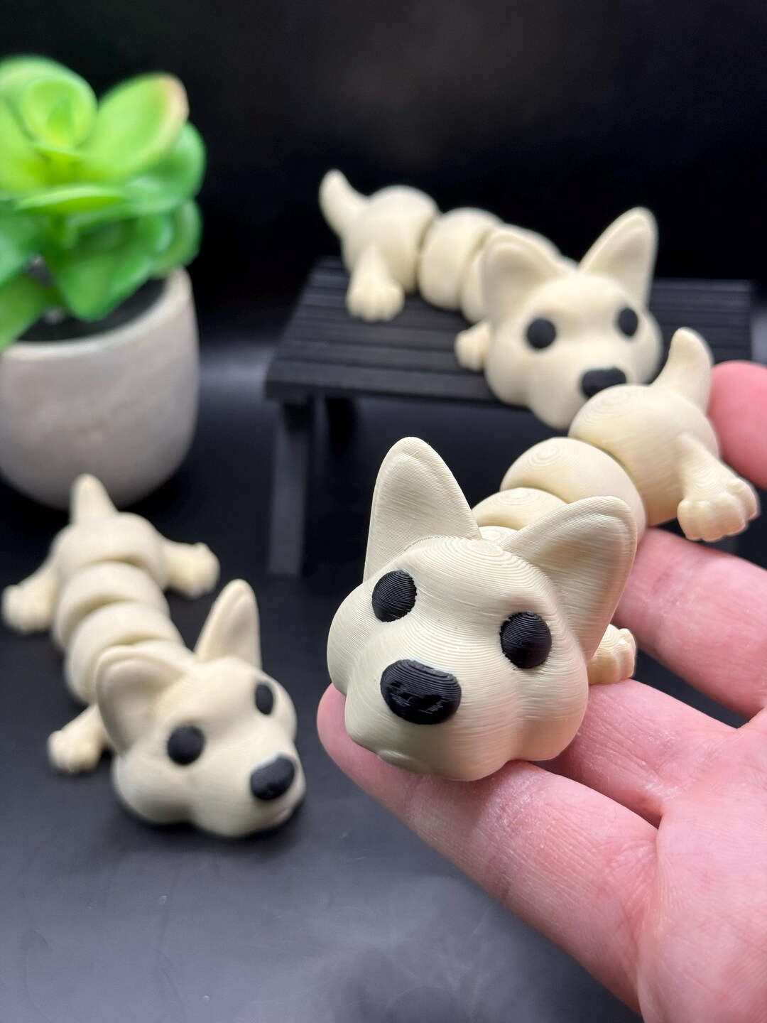 Articulated Corgi Dog/cute Dog/dog Lovers/cute Corgi/gift for Him/her ...