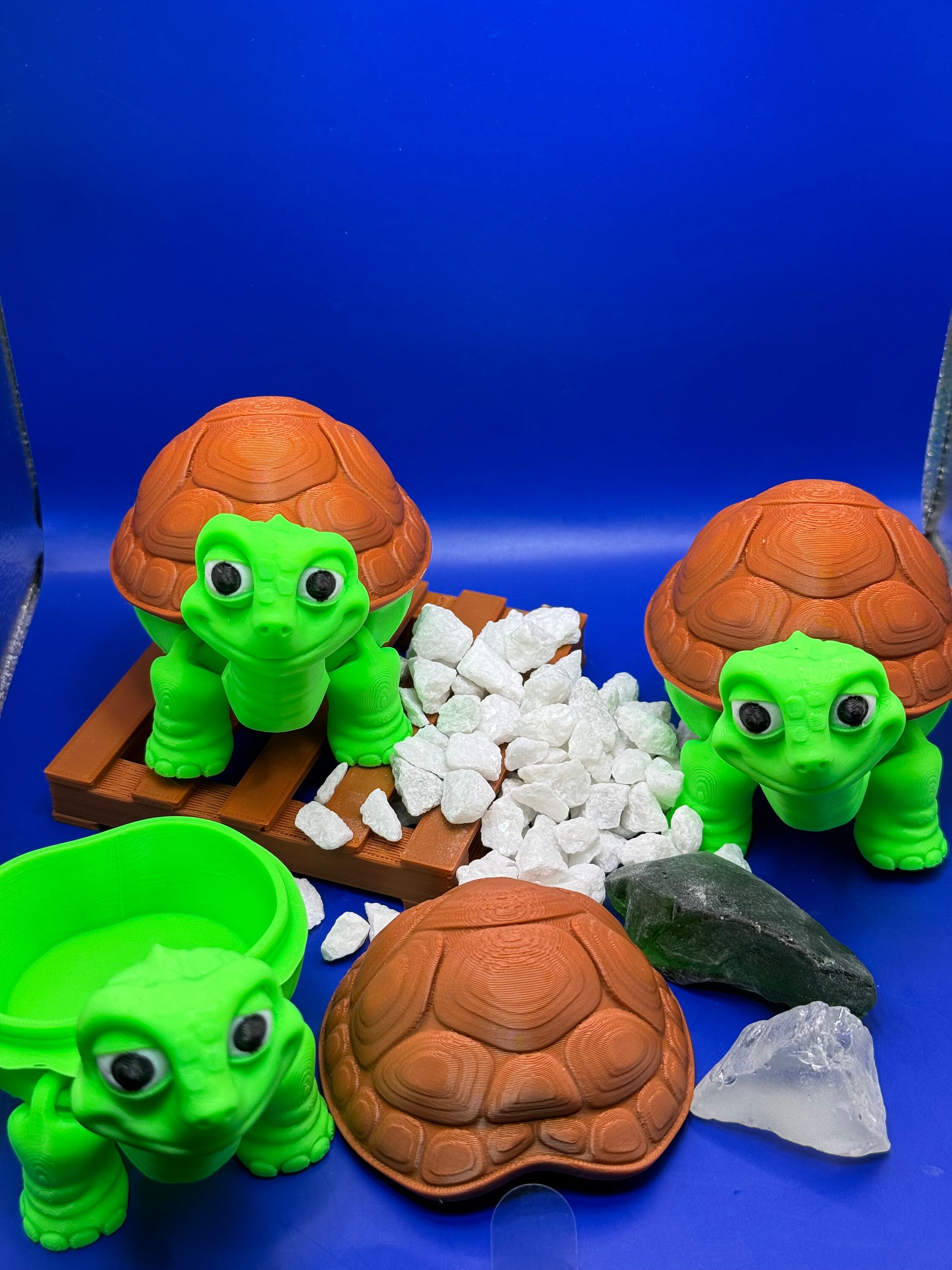 Articulated Turtle With Hidden Storage/removable Shell/hidden ...