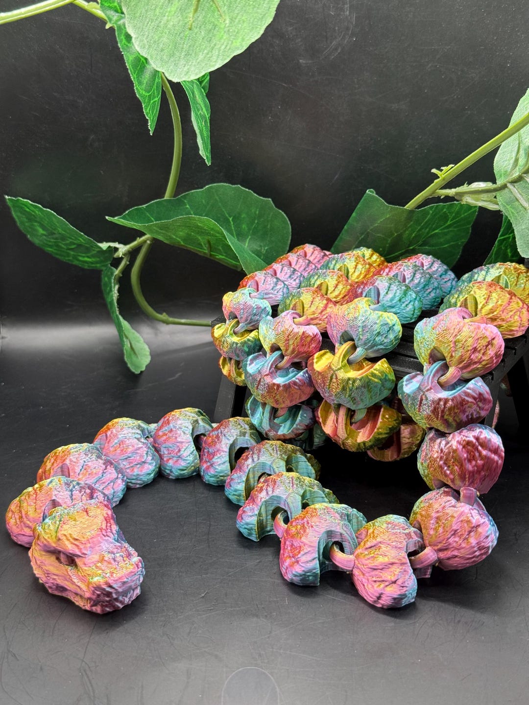 Articulated Snake 3.5 Feet Long/fidget Toy/desk Toy/pick Your Color ...