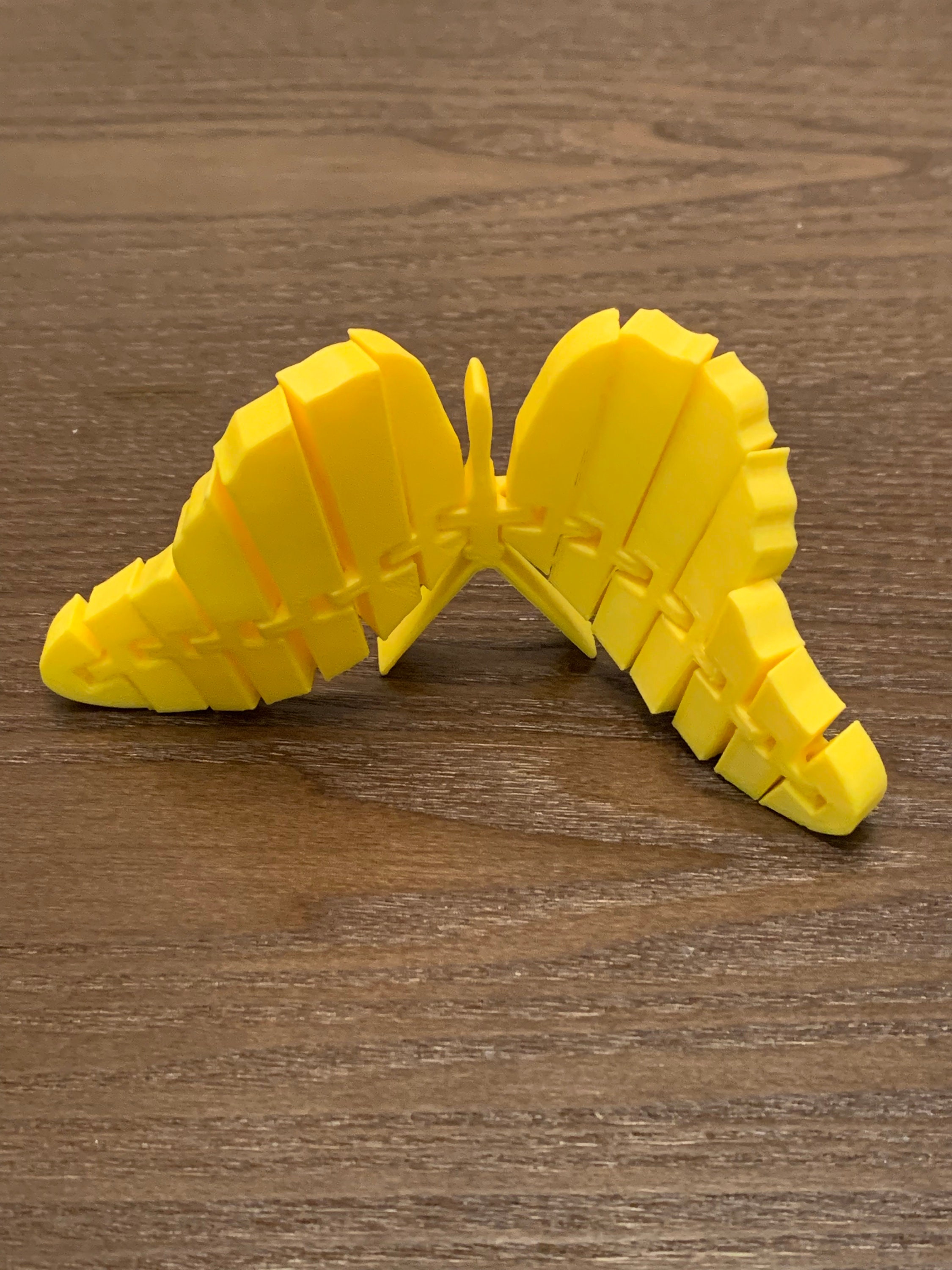 Articulated Butterfly 3d Printed! Flexible Joints! Makes Fantastic ...