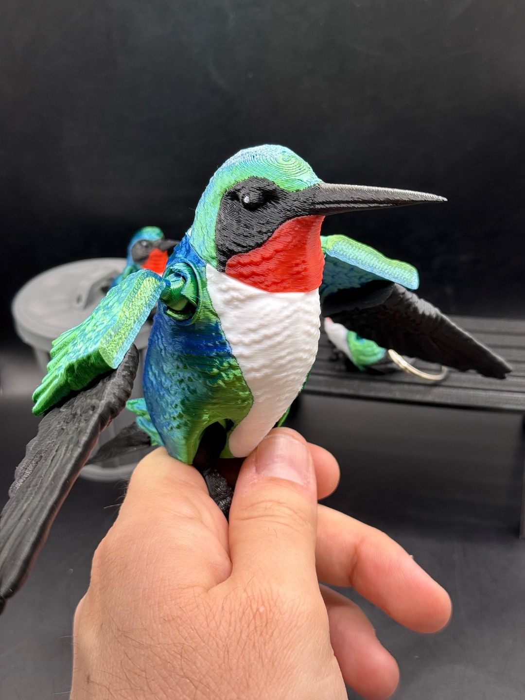 Articulated Hummingbird Fidget Toy/desk Toy/decoration/gift for Him/her ...