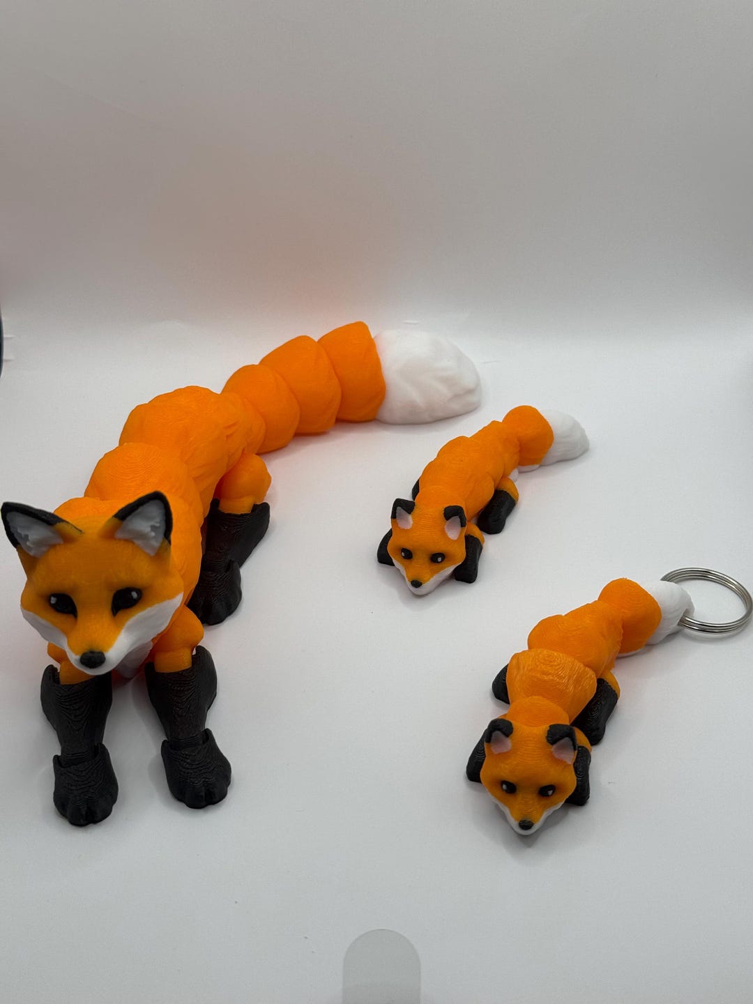 Articulated Fox Fidget Toy/desk Toy/cute Animals/animal Lovers/3 Styles ...