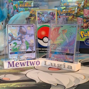 Custom 2 Card Curved Stand for Sports Cards, Pokémon +other TCG! Fits ...
