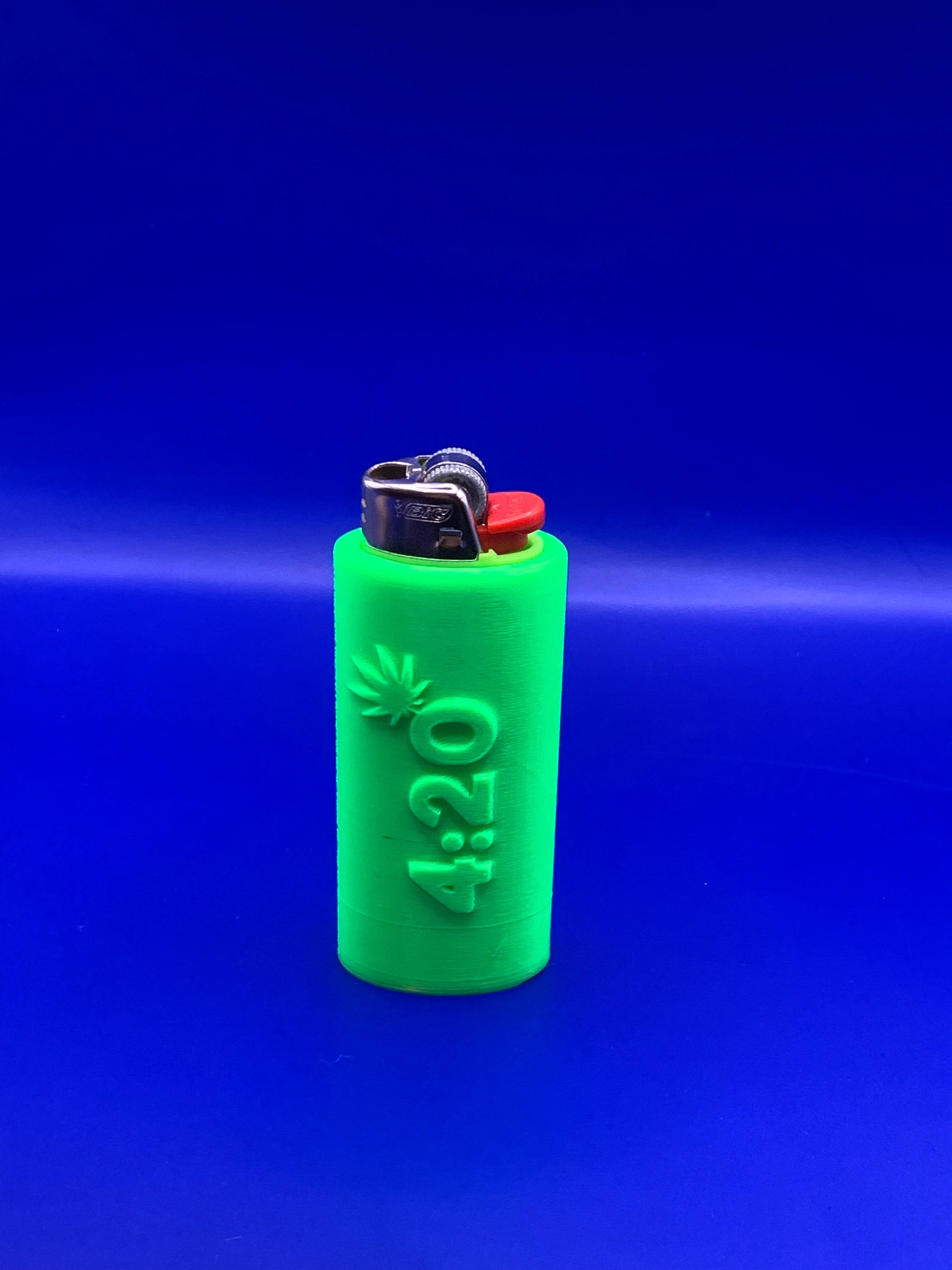 Weed Leaf Bic Lighter Case/420/marijuana/smokers/pot Leaf/3d Printed ...