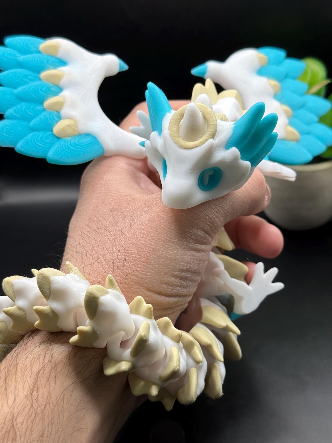 Articulated Angel Dragon With Wings/heavenly Dragon/heaven/angel/fidget ...