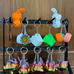 Multi-functional Keychain Stand/keys/rings/bracelets/necklaces + More ...