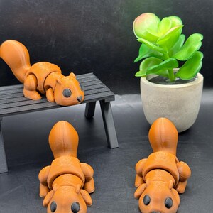 Cute Baby Articulated Squirrel/animal Lovers/fidget Toy/flexible Joints ...