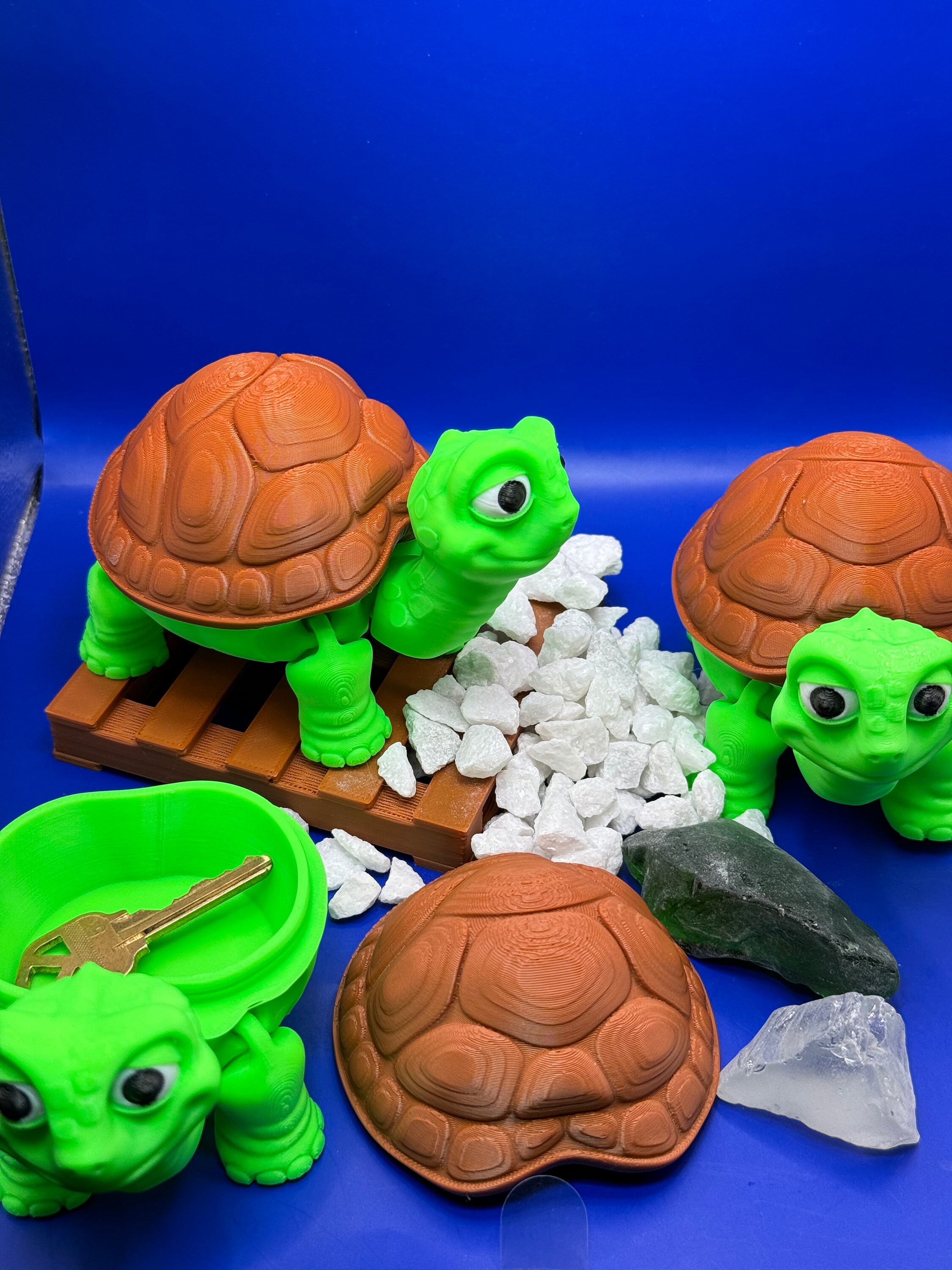 Articulated Turtle With Hidden Storage/removable Shell/hidden ...