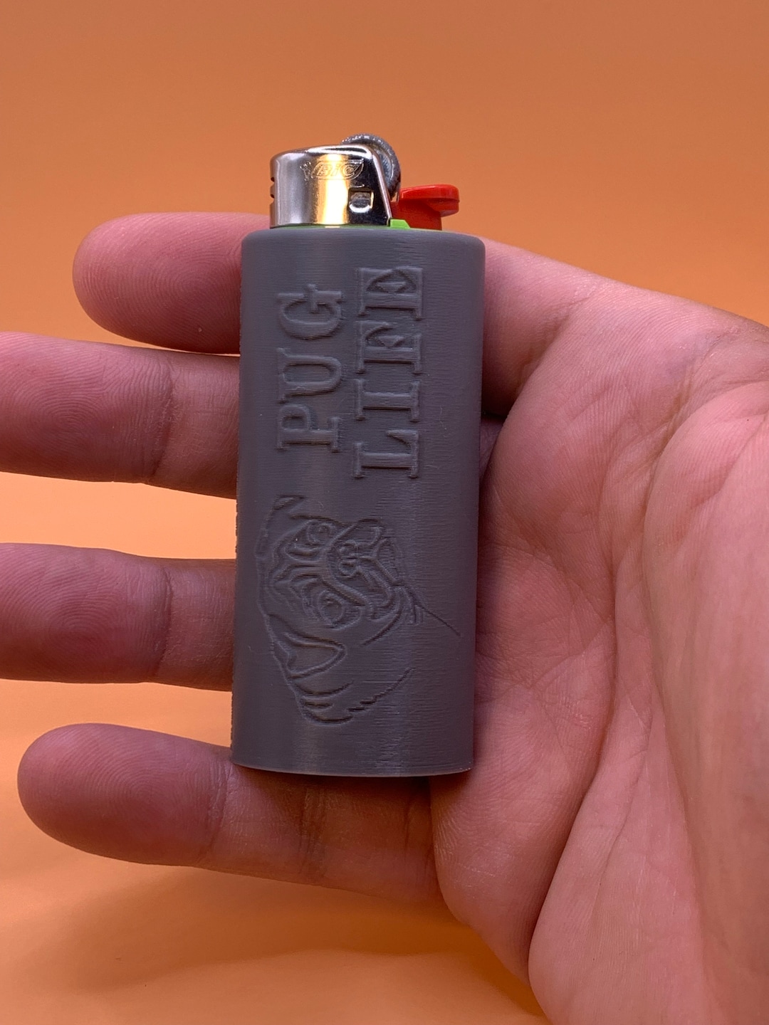 Pug Life Bic Lighter Case/fits Standard Sized Bic Lighters/dog Lovers ...