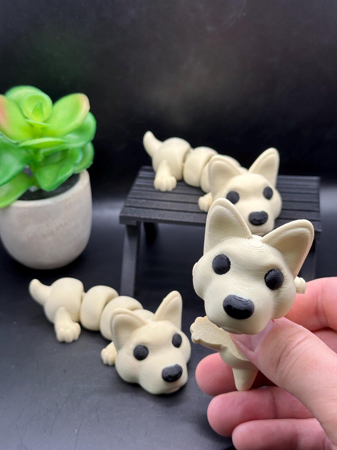 Articulated Corgi Dog/cute Dog/dog Lovers/cute Corgi/gift for Him/her ...