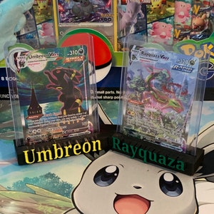 Custom 2 Card Curved Stand for Sports Cards, Pokémon +other TCG! Fits ...