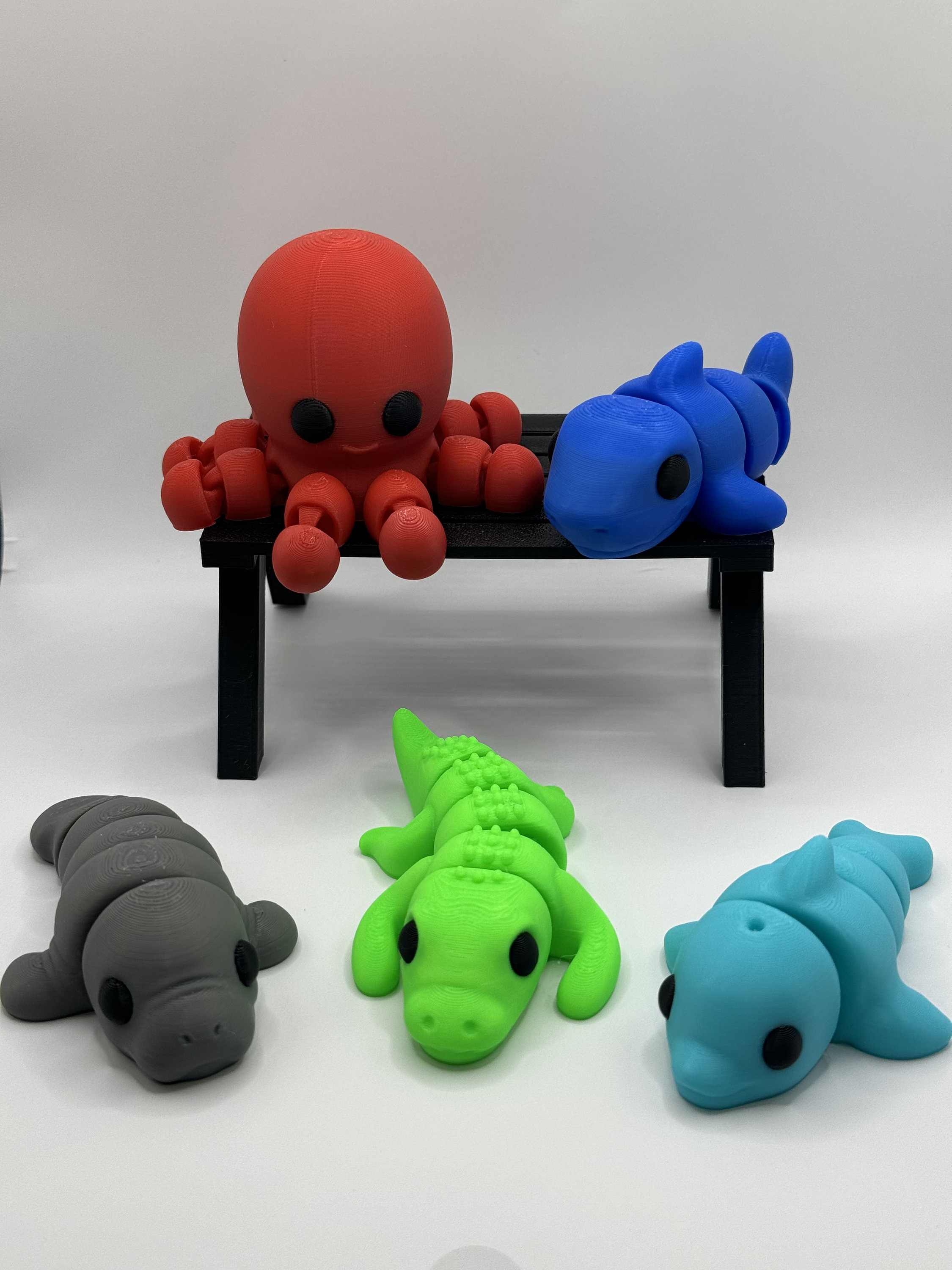 Cute Baby Animals Articulated Fidget Toys/figures/pick Your Animal/desk ...