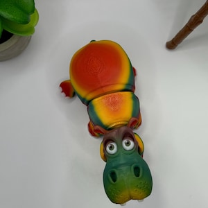 Articulated Flexi Hippo/hippopotamus/flexible Joints/openable Mouth/2 ...