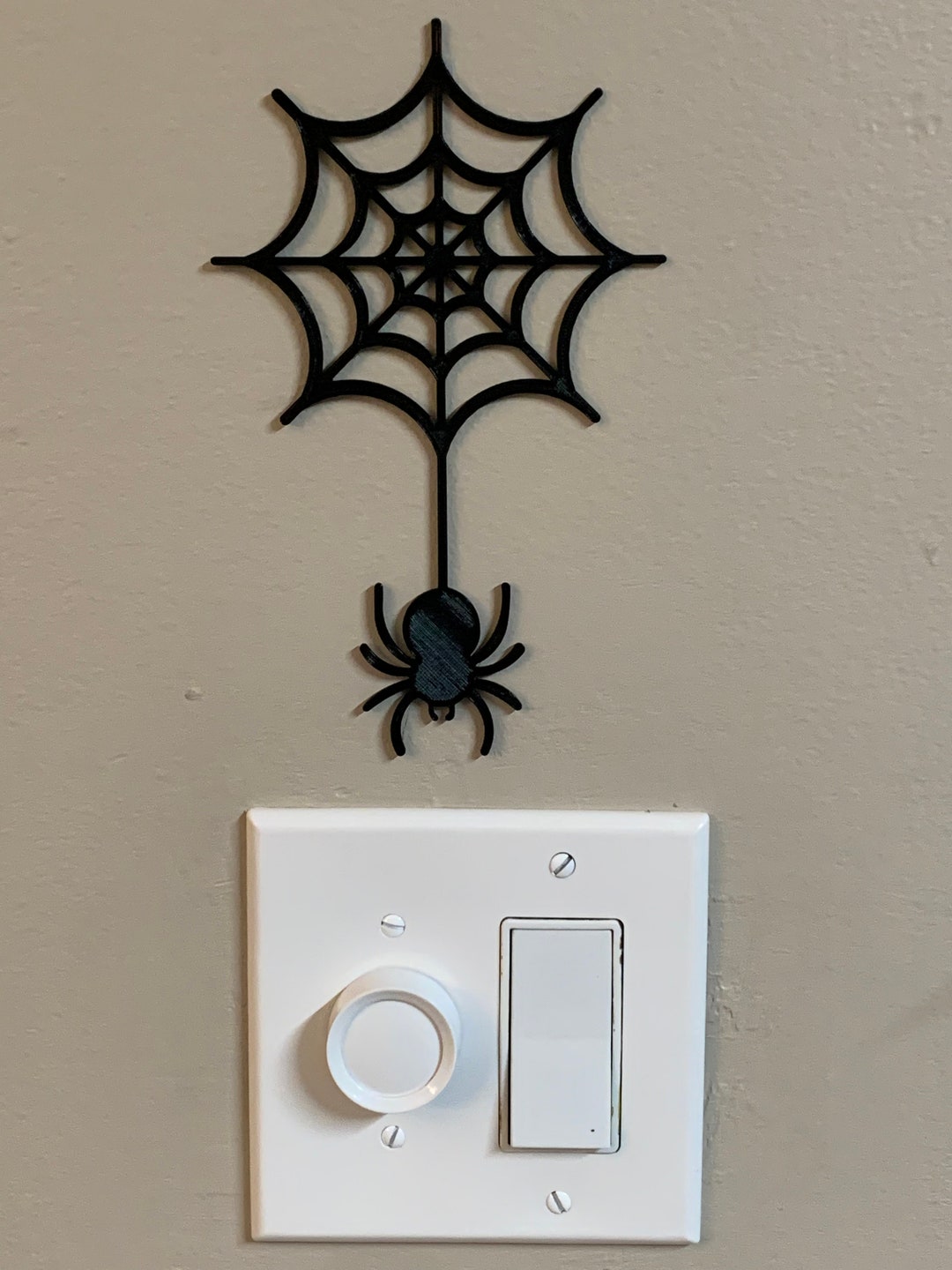 Spider + Spider Web Decoration! Decoration for Halloween/wall/window ...
