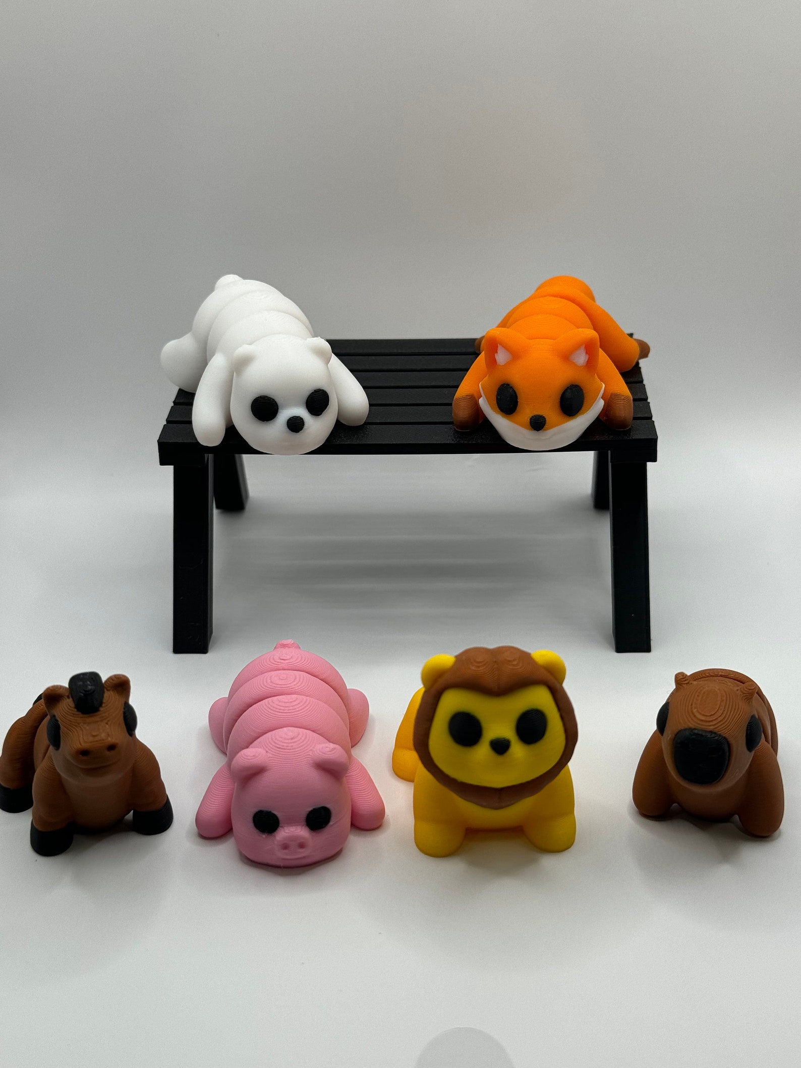 Cute Baby Animals Articulated Fidget Toys/figures/pick Your Animal/desk ...