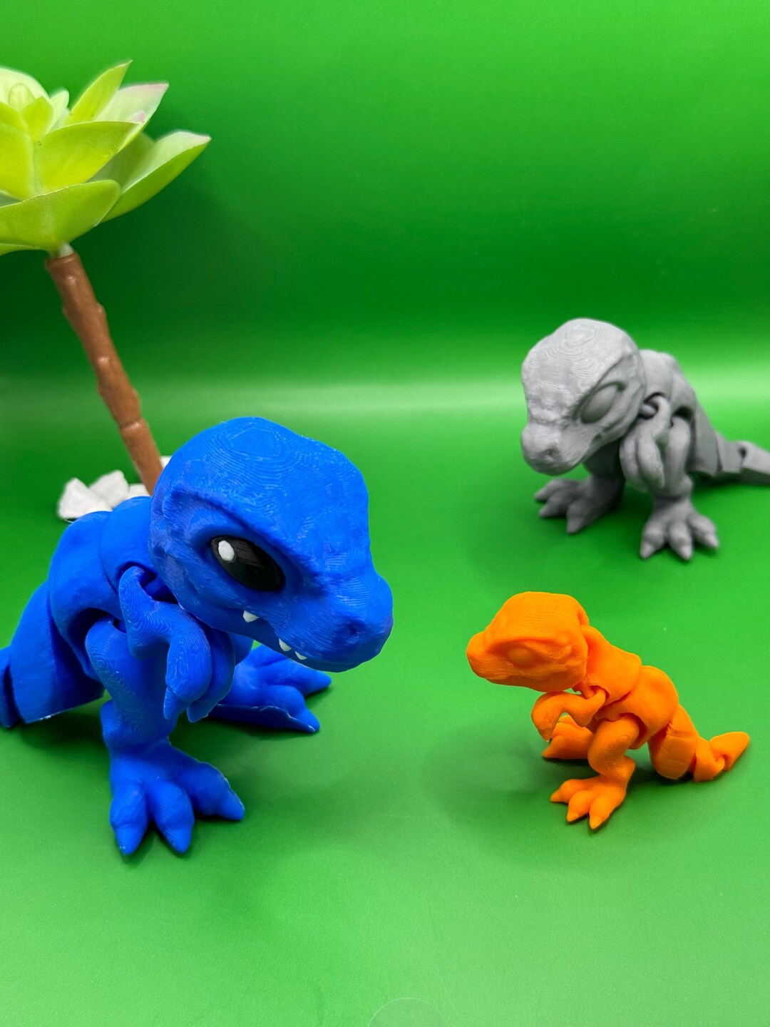 Cute Articulated T-rex With Moveable Joints/flexible T-rex/fidget Toy ...