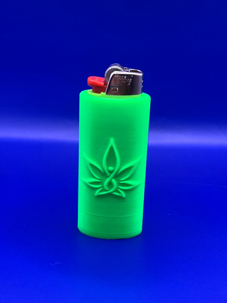 Weed Leaf Bic Lighter Case/420/marijuana/smokers/pot Leaf/3d Printed ...