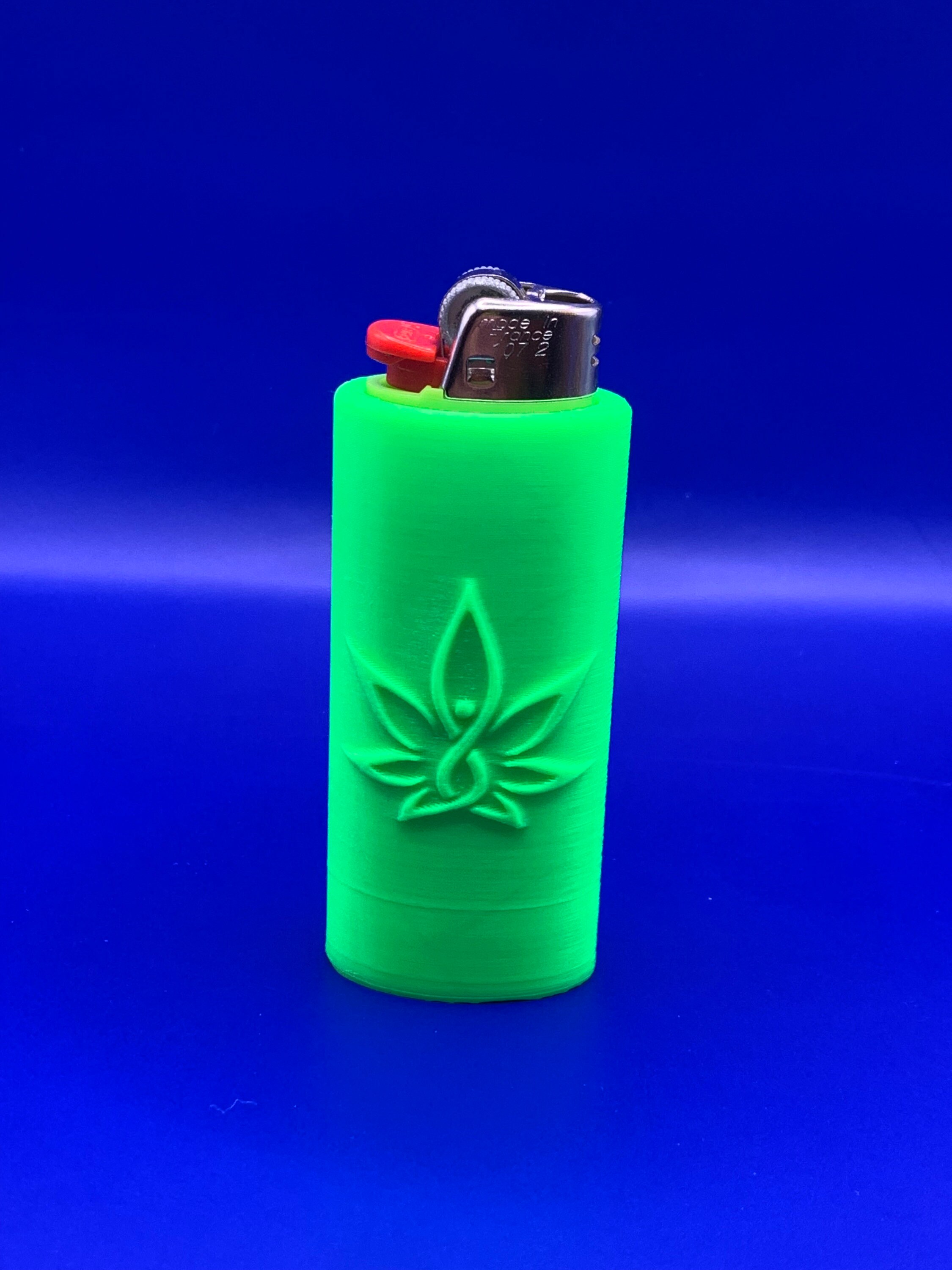 Weed Leaf Bic Lighter Case/420/marijuana/smokers/pot Leaf/3d Printed ...
