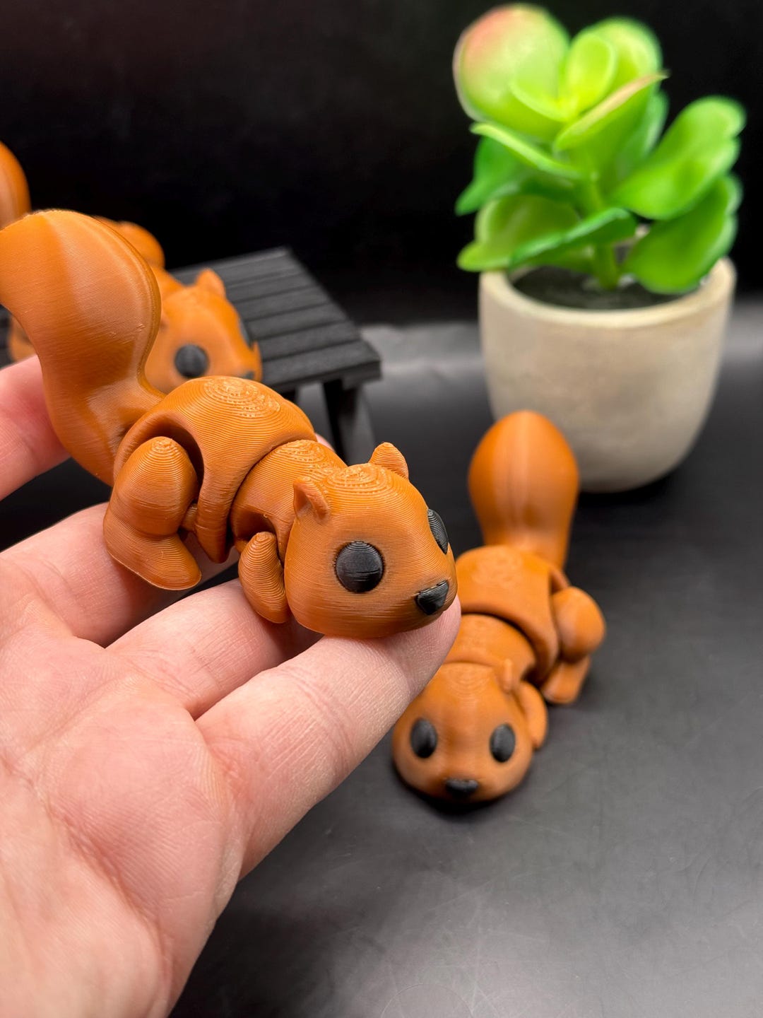Cute Baby Articulated Squirrel/animal Lovers/fidget Toy/flexible Joints ...