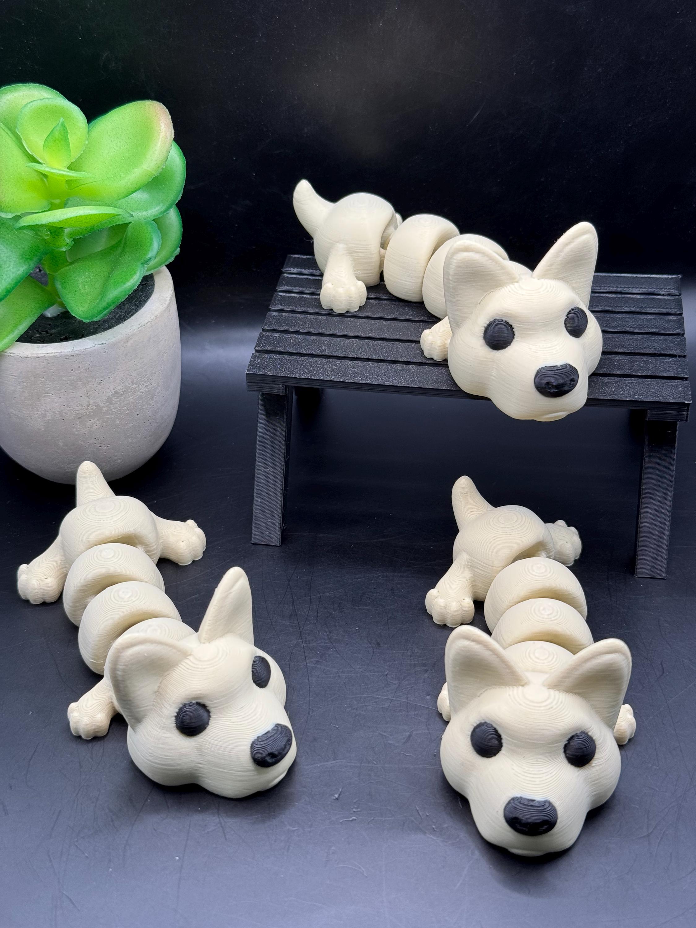 Articulated Corgi Dog/cute Dog/dog Lovers/cute Corgi/gift for Him/her ...