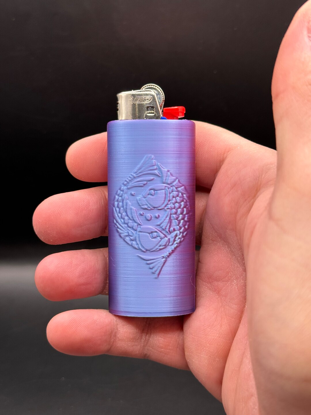 Tropical Fish Bic Lighter Case/fits Standard Bic Lighters/refillable ...