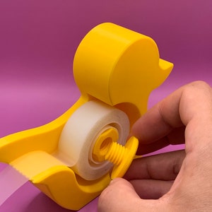 Duck Scotch Tape Dispenser/lock in Place/fun Duck/gag Gift/office ...