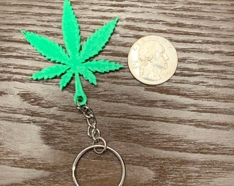 3d Printed Weed Keychain - Etsy