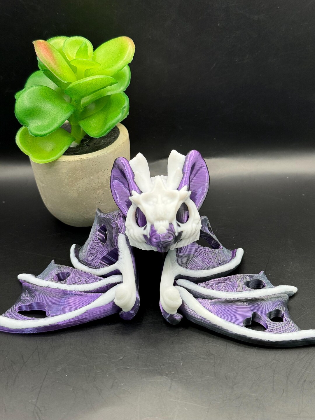 Skeleton Bat/spooky/fidget Toy/halloween/stocking Stuffer/articulated ...