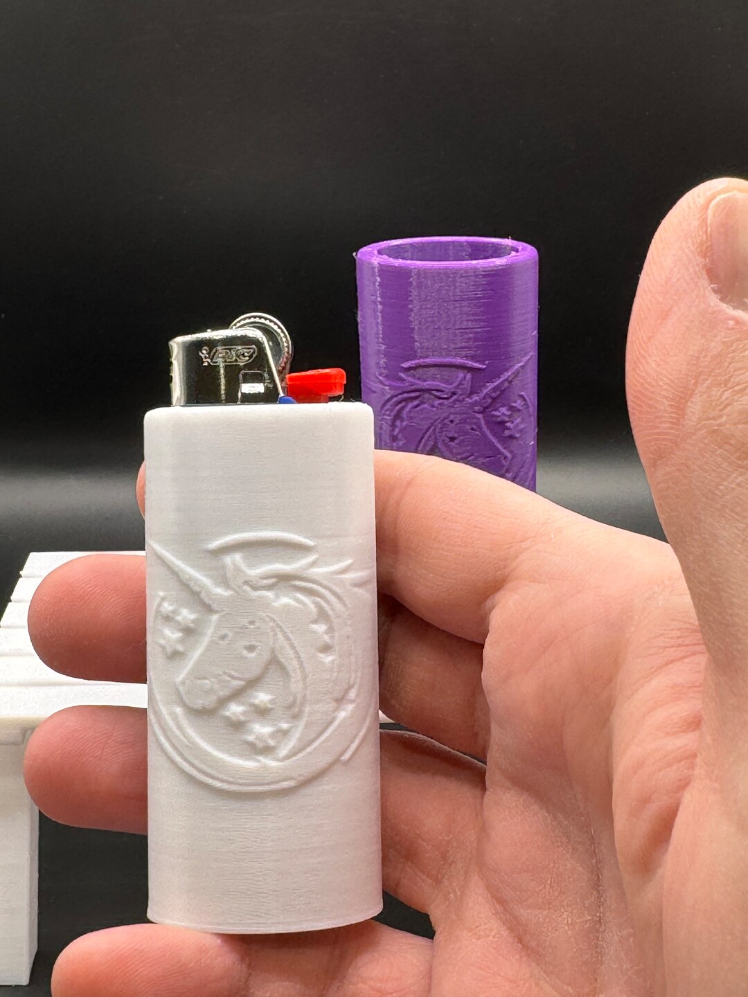 Unicorn Bic Lighter Case/fits Standard Sized Bic Lighters/unicorn Head ...