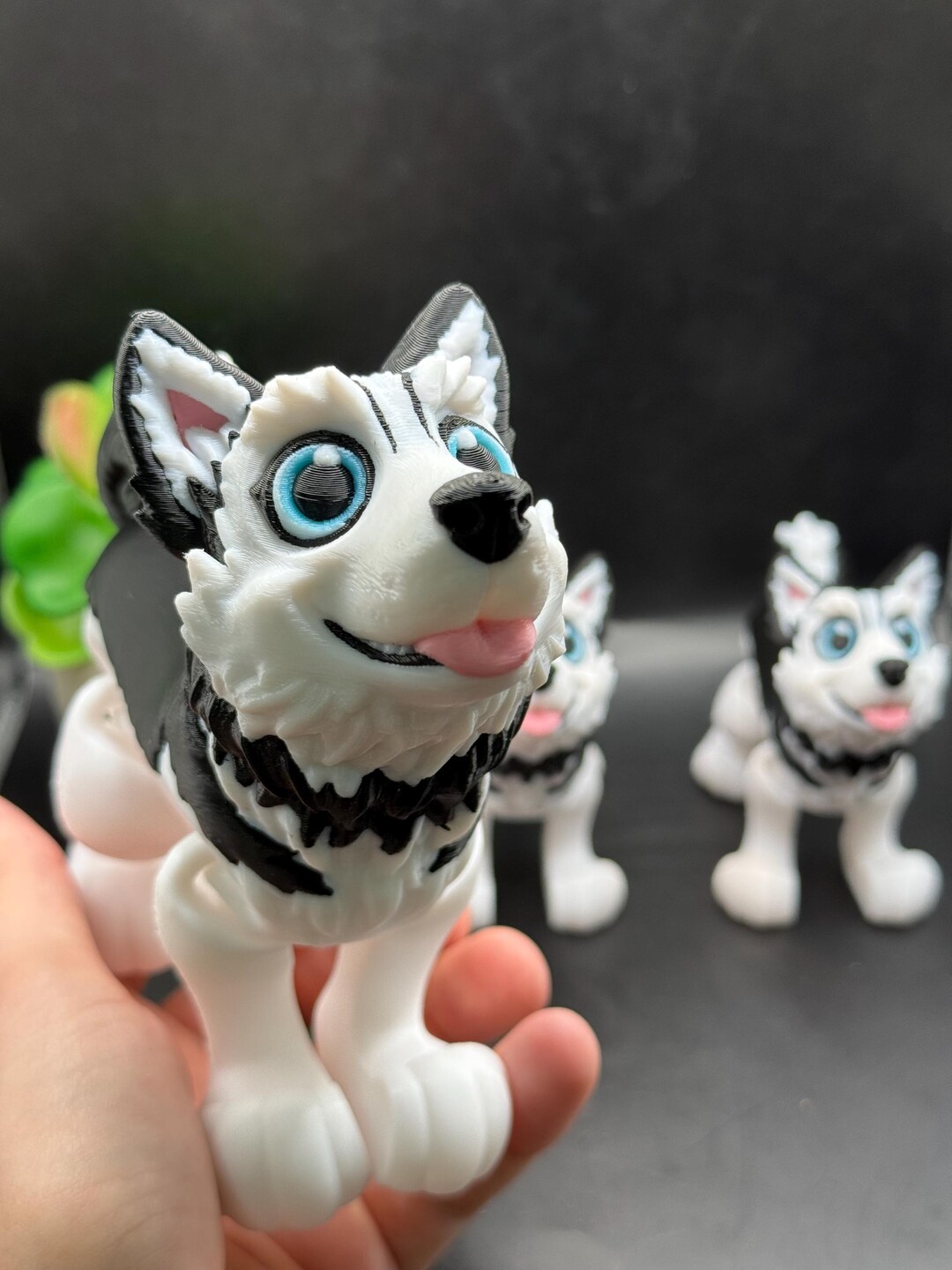Cute Flexible Husky Dog/black and White Husky/cute Dog/dog Lovers ...
