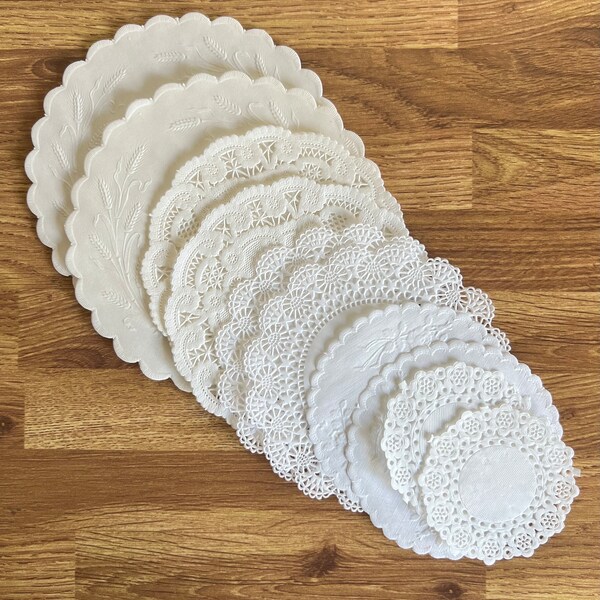 White Paper Doilies - Etsy