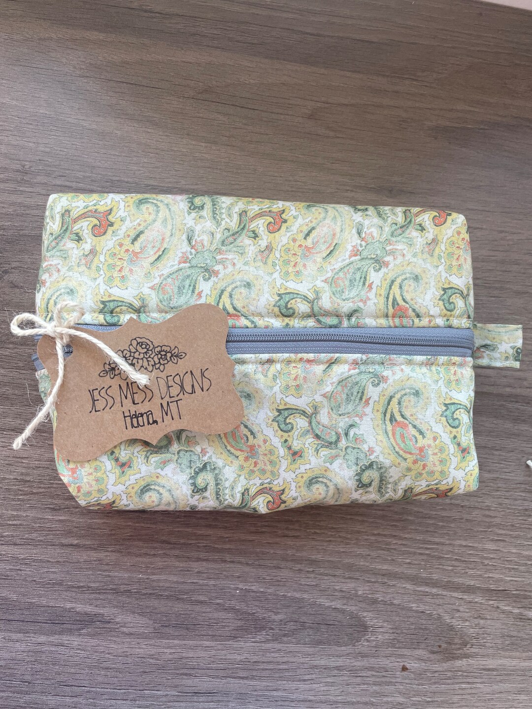Quilted Makeup Bag Pretty Paisley - Etsy