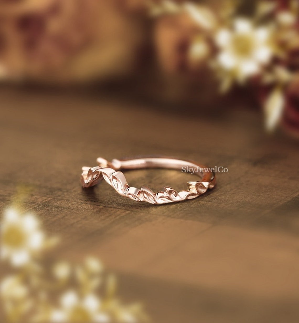 Intertwined Curved Wedding Band Vintage Curved Stacking Band - Etsy