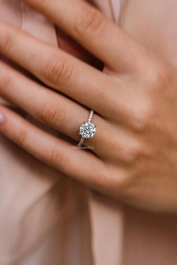 1.25 carat moissanite ring store